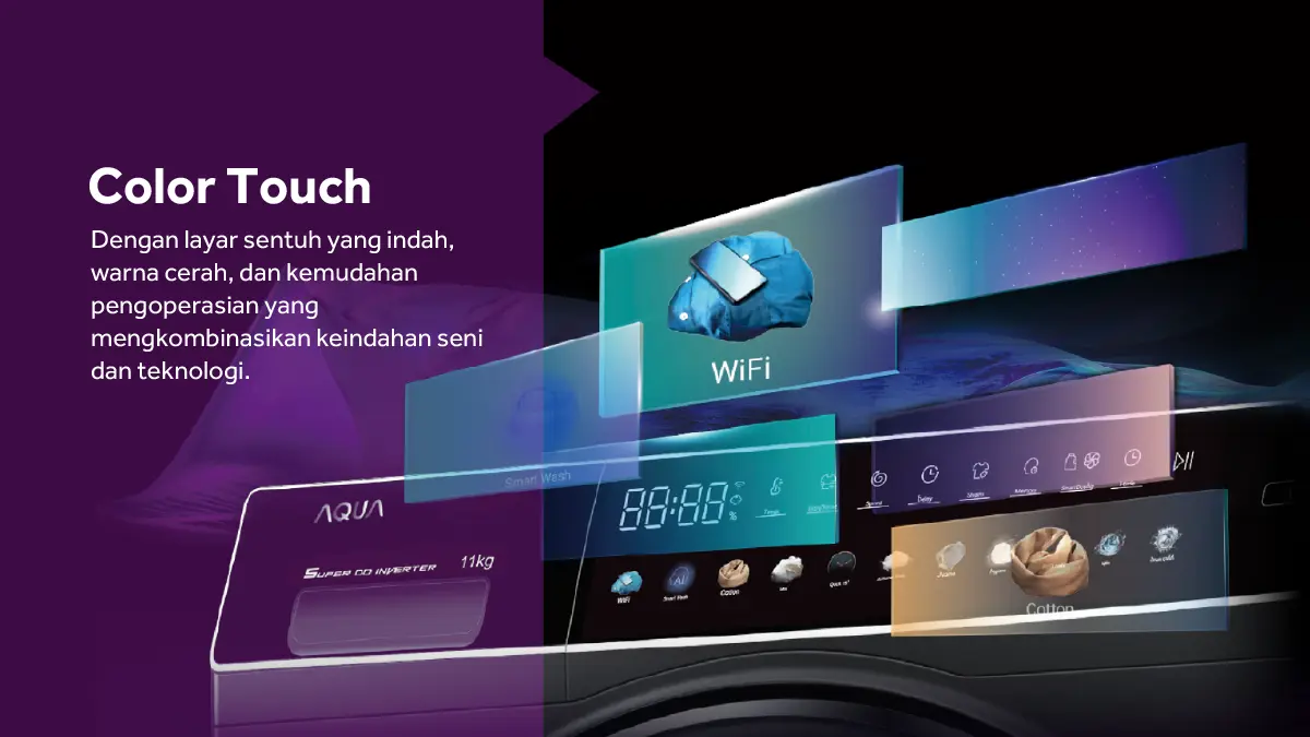 Jual MESIN CUCI FQW-1160DF - Desember 2025 | AQUA Elektronik